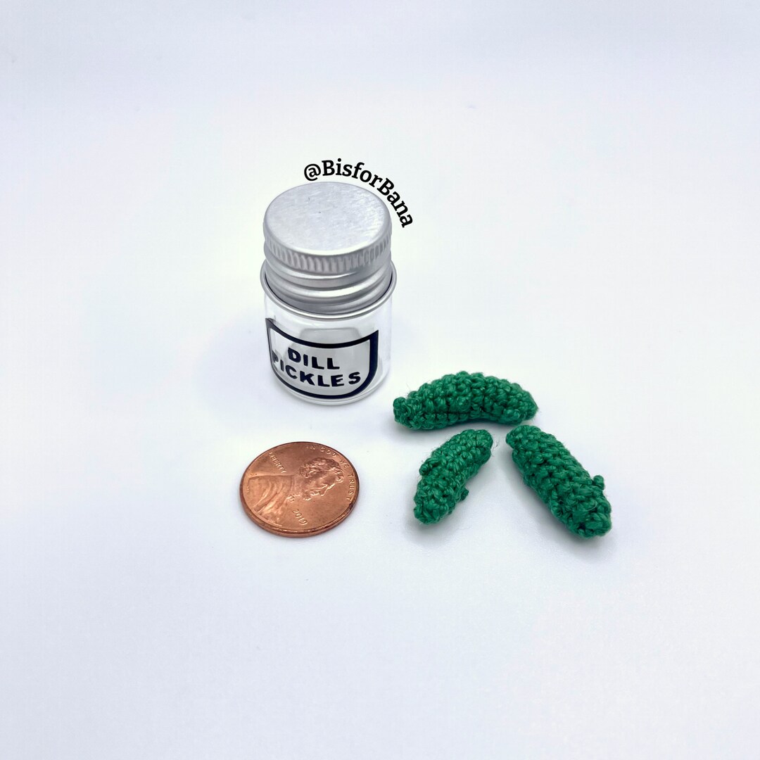 Tiny Pickles Miniatures Cute Crochet Small Amigurumi - Etsy