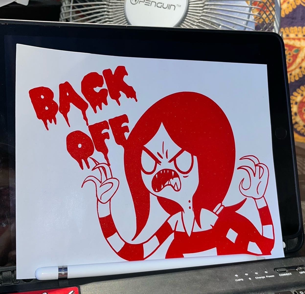 BACK OFF Car Decal - Etsy