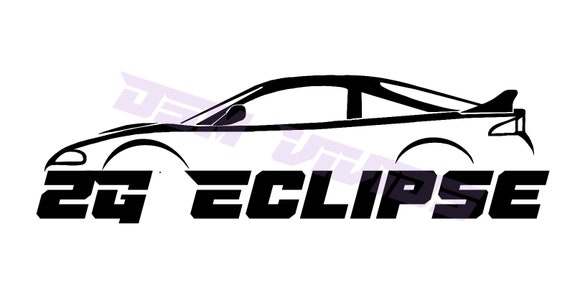 2G Eclipse Car Decal - Etsy