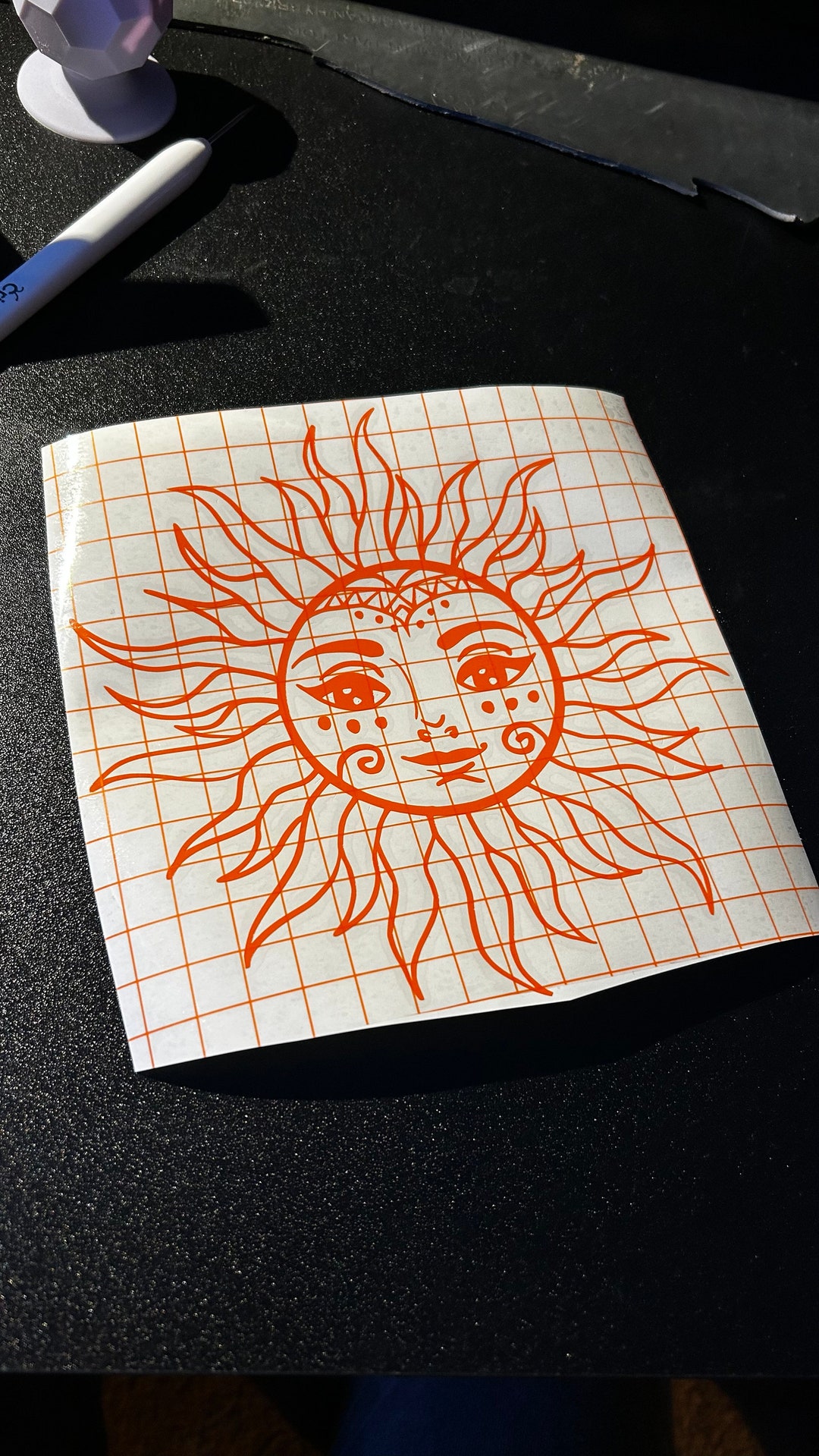 Sun Mandala Car Decal - Etsy