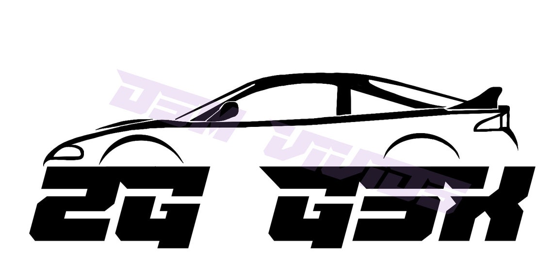 2G Eclipse Car Decal - Etsy