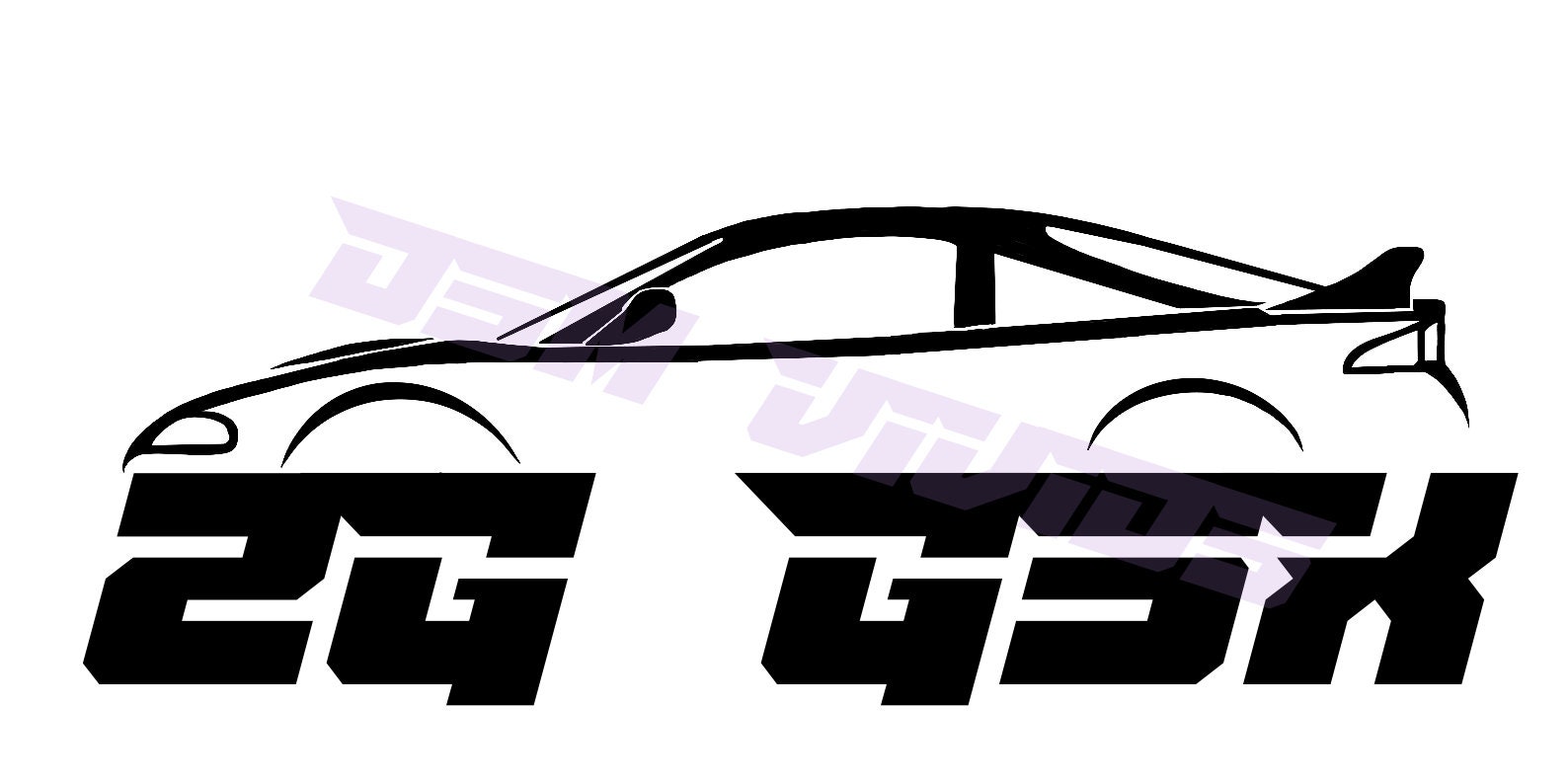 2G Eclipse Car Decal - Etsy