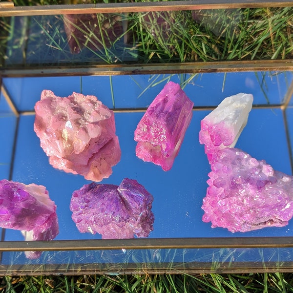 Pink Aura Quartz - Etsy