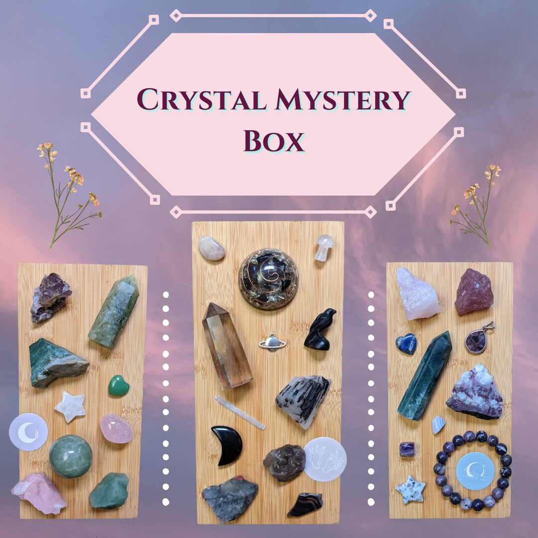 Crystal Mystery Box Towers, Clusters, Carvings, Jewelry, Pyramids ...