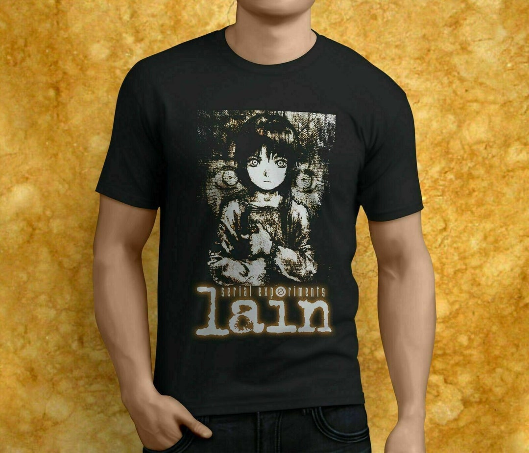 New Top Asda Wf Serial Experiments Lain Anime Mens T Shirt Funny Gift ...
