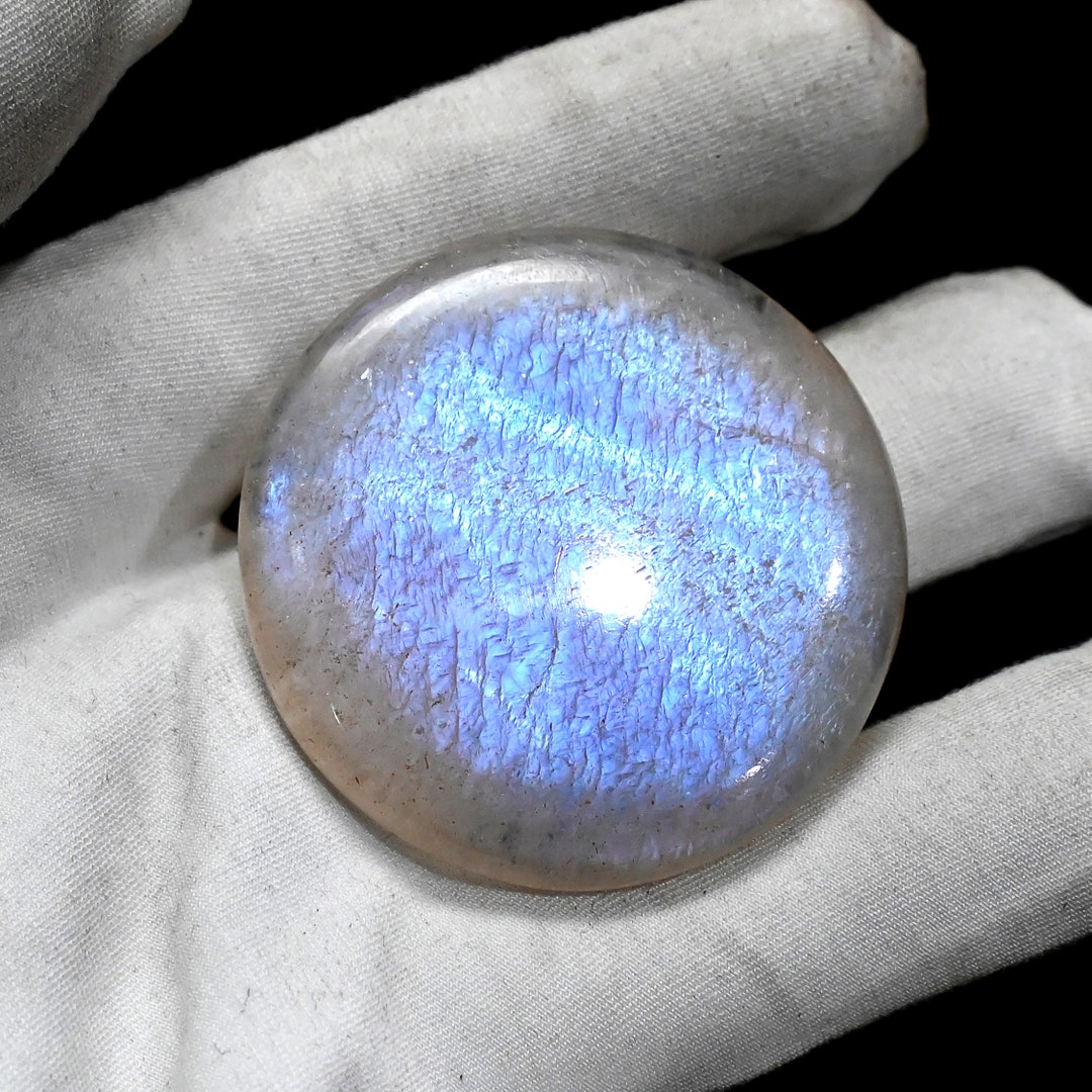 Flashy African Rainbow Moonstone Gemstone African Round Shape Loose ...