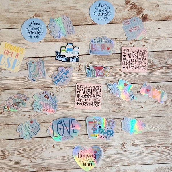 Nursing Stickers - Etsy