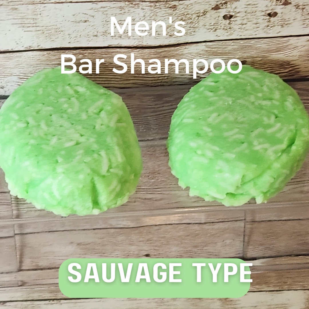 Men's Sulfate Free Shampoo Bar. Oval Shaped All Natural Organic Shampoo ...