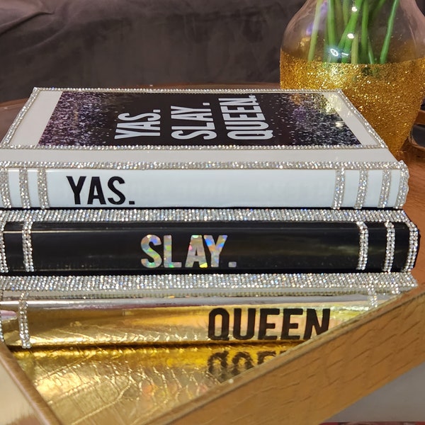 Bling Book Stack - Etsy