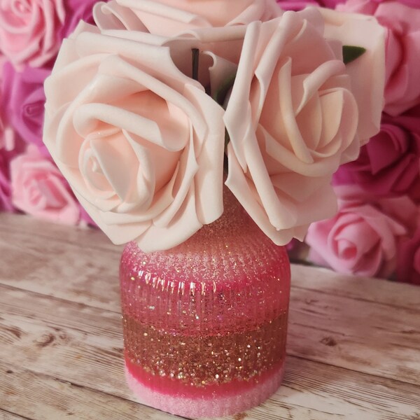 Glitter Vase - Etsy