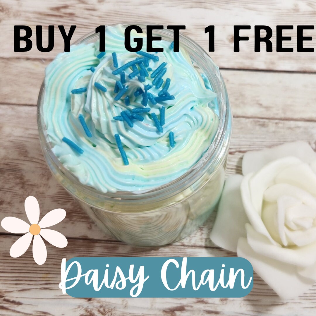 Daisy Chain Whipped Foaming Sugar Scrub. Exfoliating Body Wash & Scrub ...