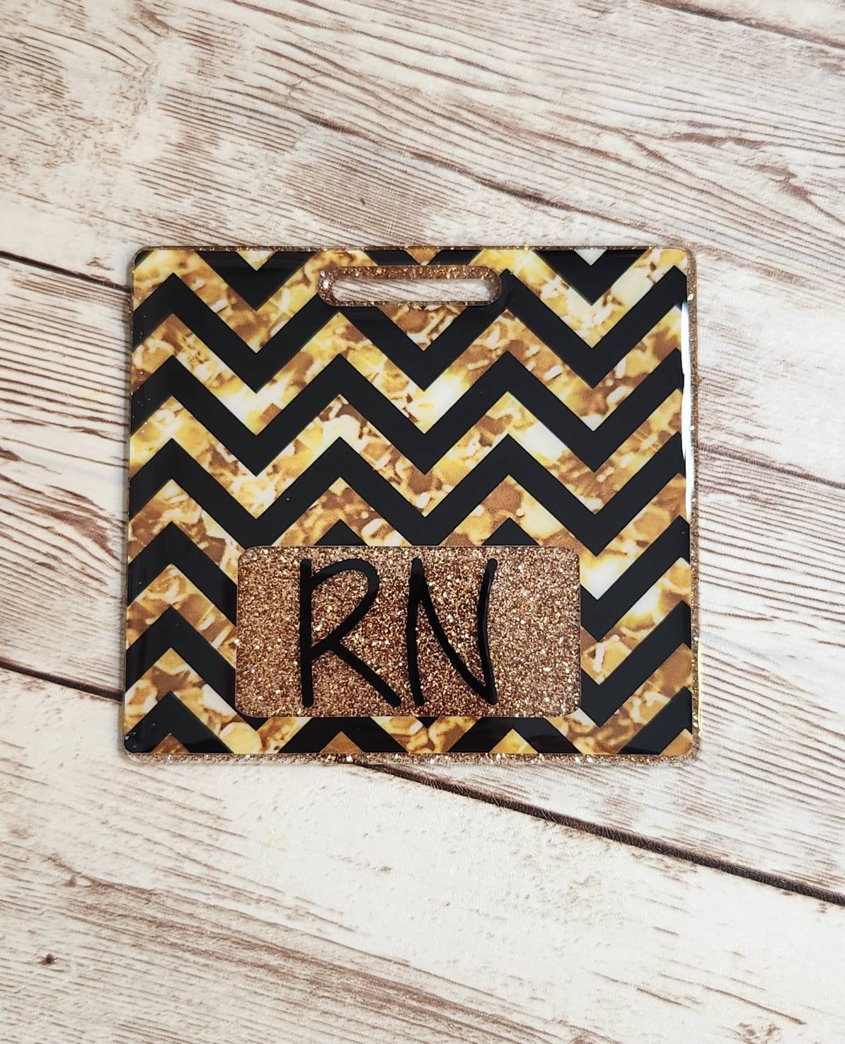 RN Horizontal or Vertical Badge Buddy for Medical Professionals. Nurse ...