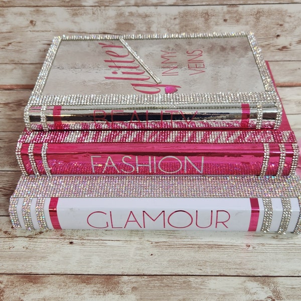 Bling Book Stack - Etsy