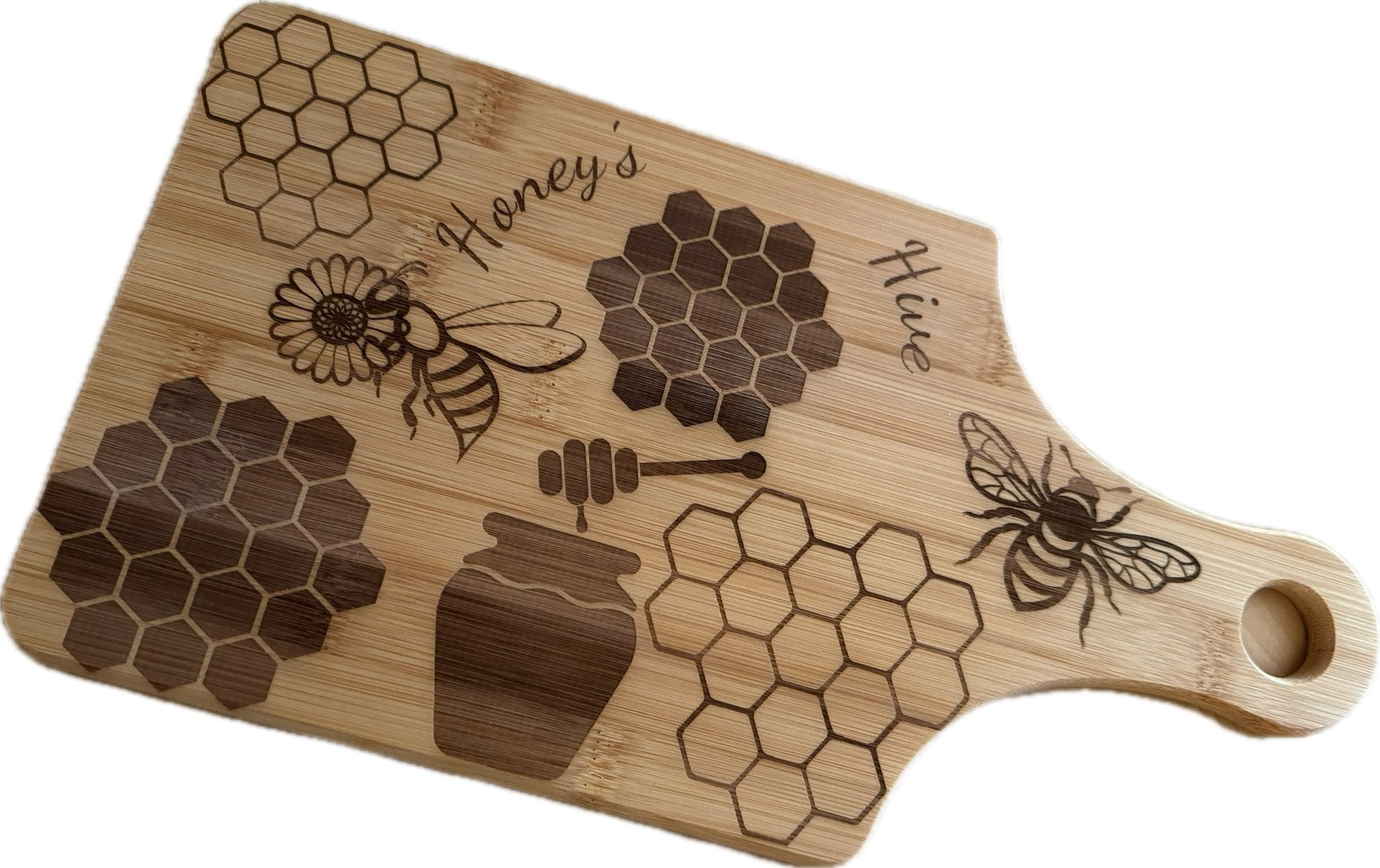 Honey Bee Engraved Cutting Board - Etsy
