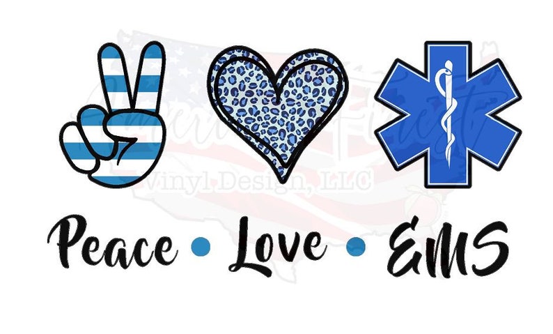 Peace, Love, EMS PNG Download/tshirt/emt/svg/sublimation - Etsy