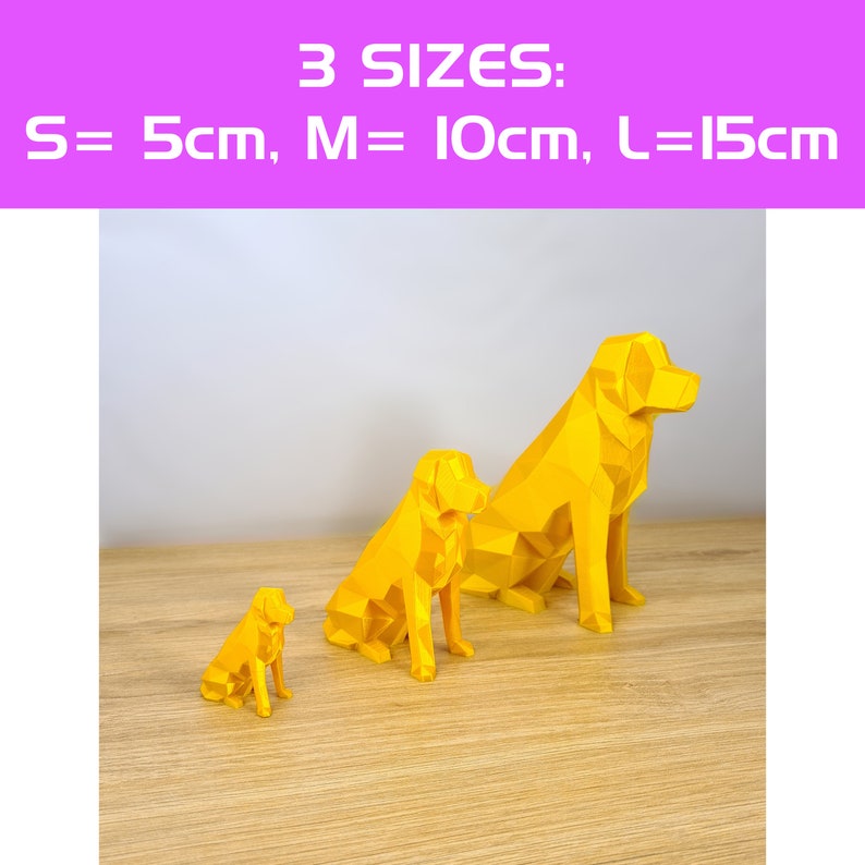 Labrador BFF Low-poly Deco Perfect Gift - Etsy