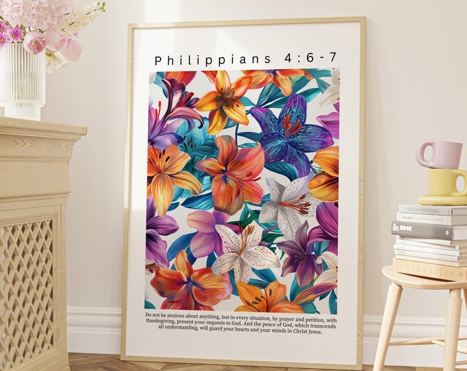 Art Print, Wildflower Art, Isaiah 54:10, Unfailing Love, Scripture Art ...