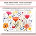 2025 Bible Verse Wall Calendar, Inspirational Floral Scripture ...
