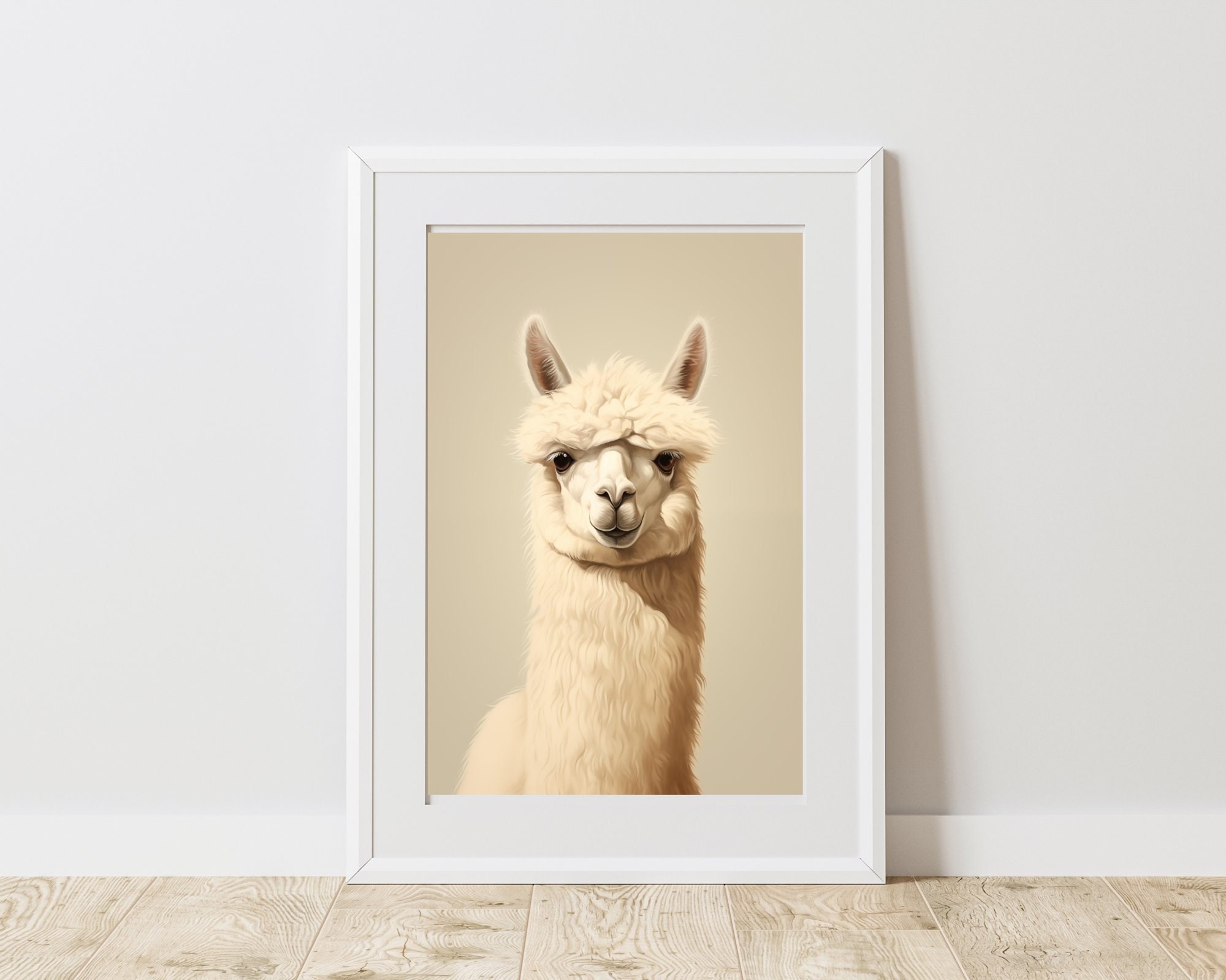 Cute Lama Print Printable Nursery Art, Kids Wall Art Digital Download ...