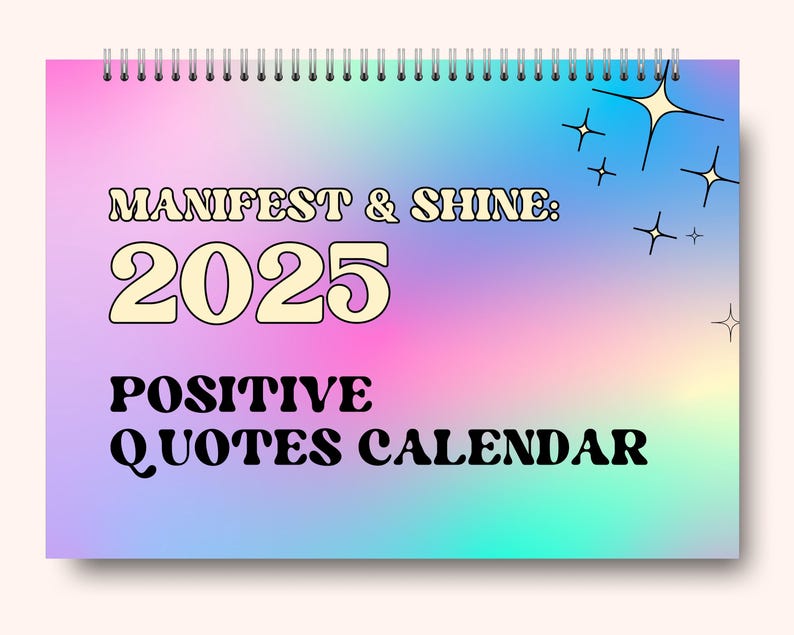 2025 Positive Quotes Wall Calendar, Monthly Inspiration and ...