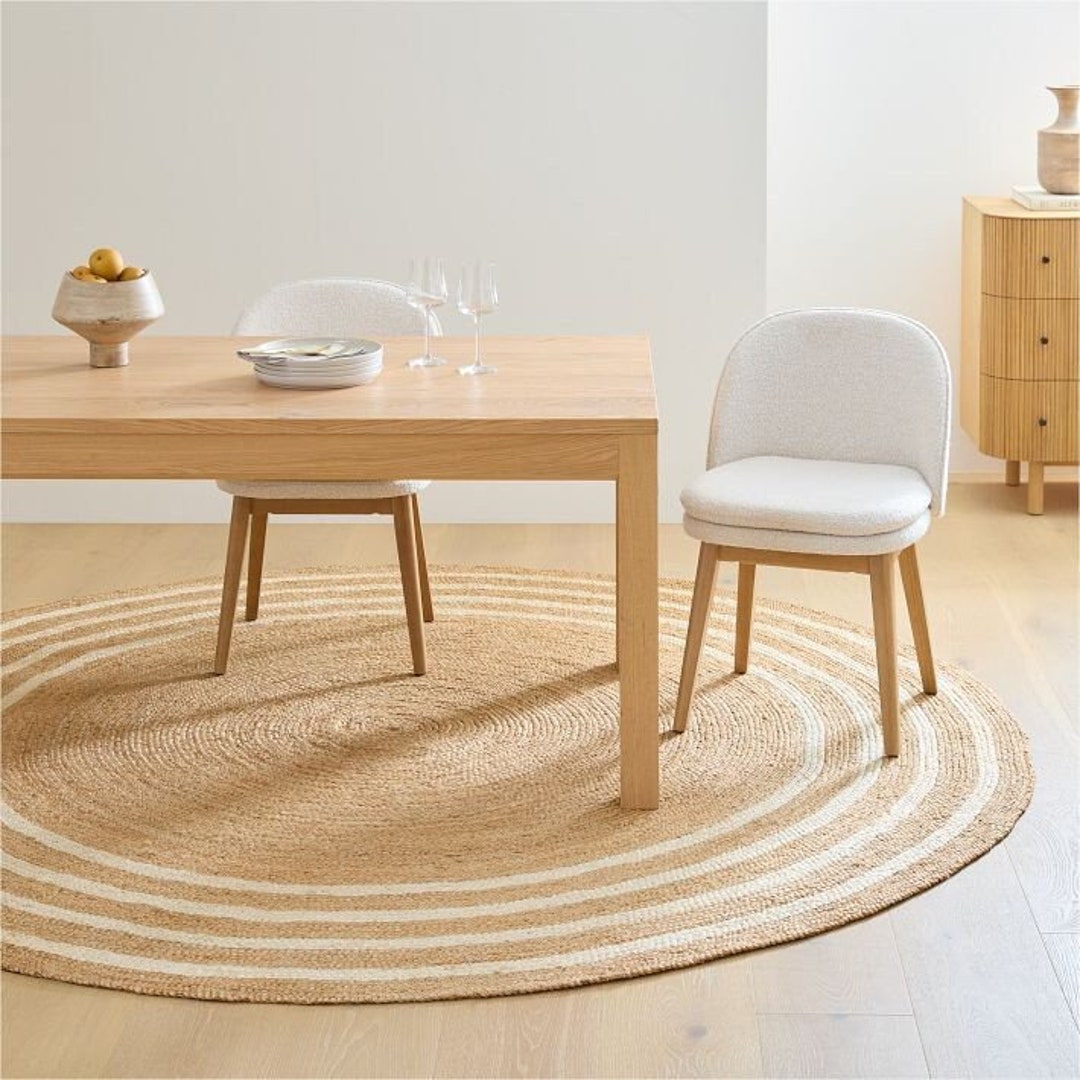8x8,9x9,10x10, Hand Braided Natural Jute Rug, Jute Area Rug, Oriental ...