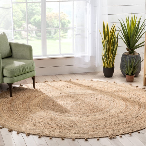 Round Jute Rug - Etsy