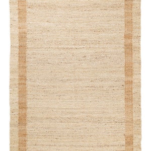 10x12,8x10ft White and Natural Hemp Jute Rungs-extra Large Jute Rugs ...