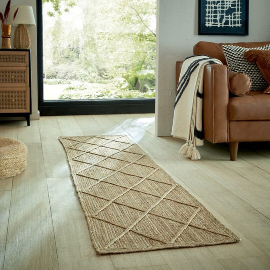 Braided Natural Jute Rug, Square Carpet, Rectangle Rug, Jute Area Rug ...