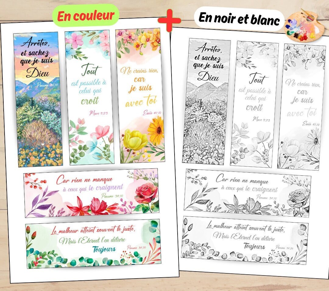 Christian Bookmarks Printable Bible Verse I Set of 5 Bible Quote ...
