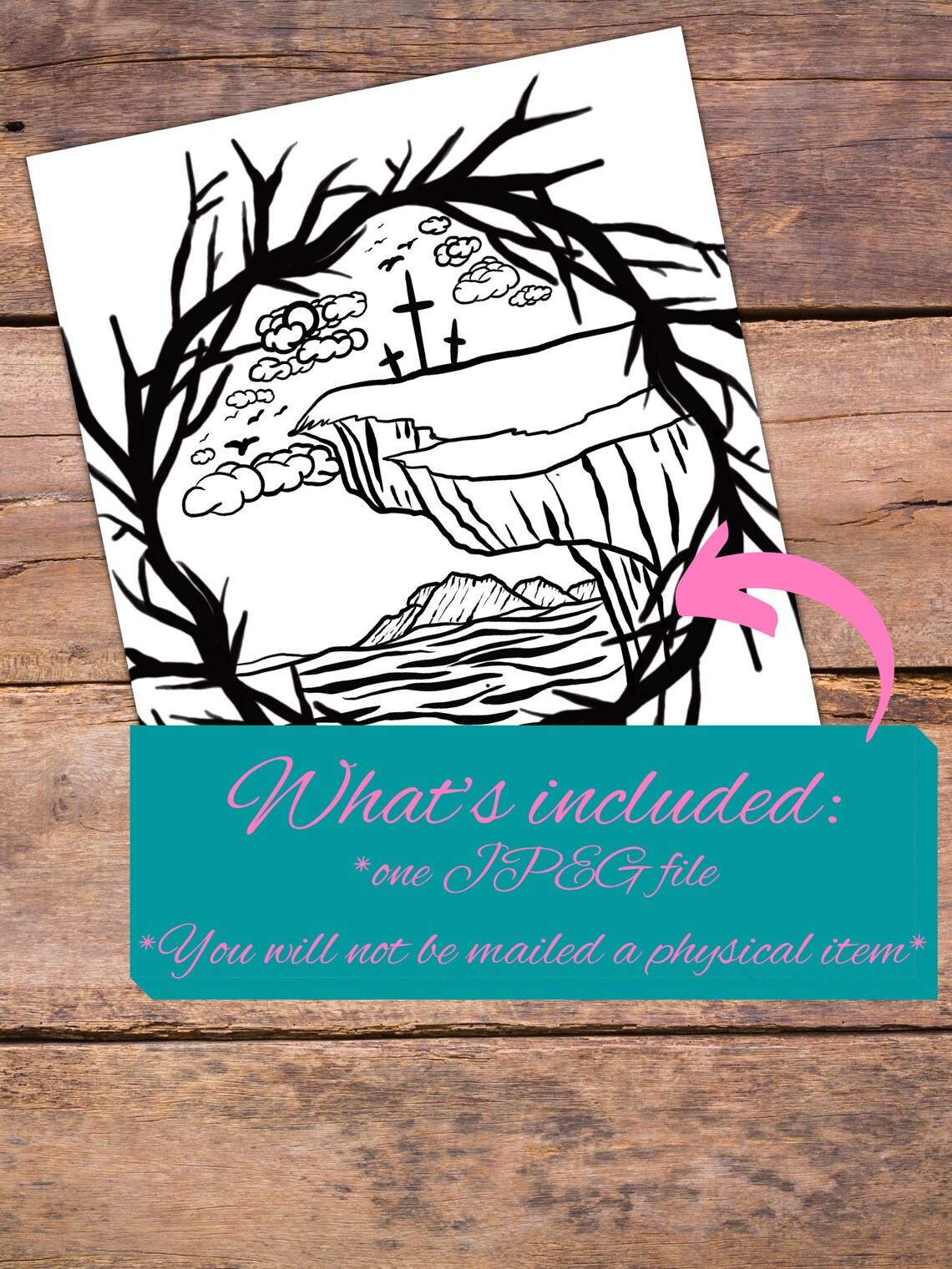 Printable Coloring Page Printable Sunday School Activity Digital ...