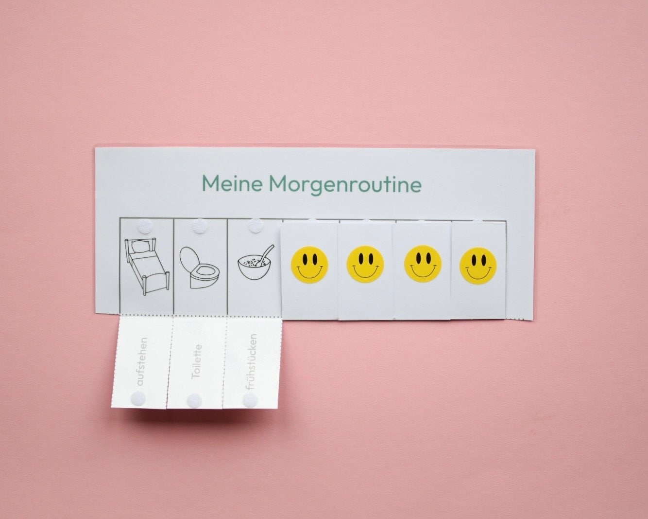 Morgenroutine Kinder deutsch Routine Plan Montessori Lernmaterial ...