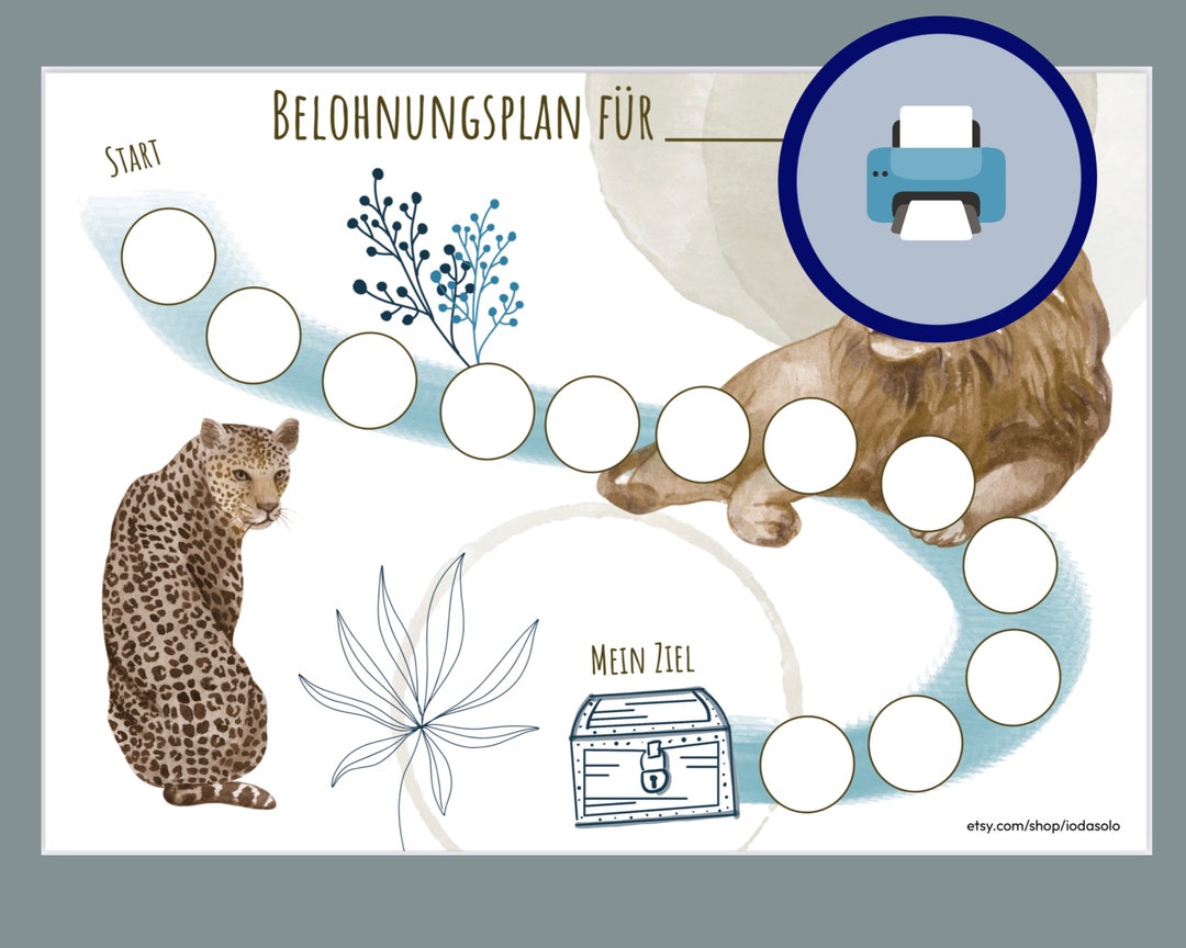 Reward Board Children's Reward Plan Montessori Reward System Child ...