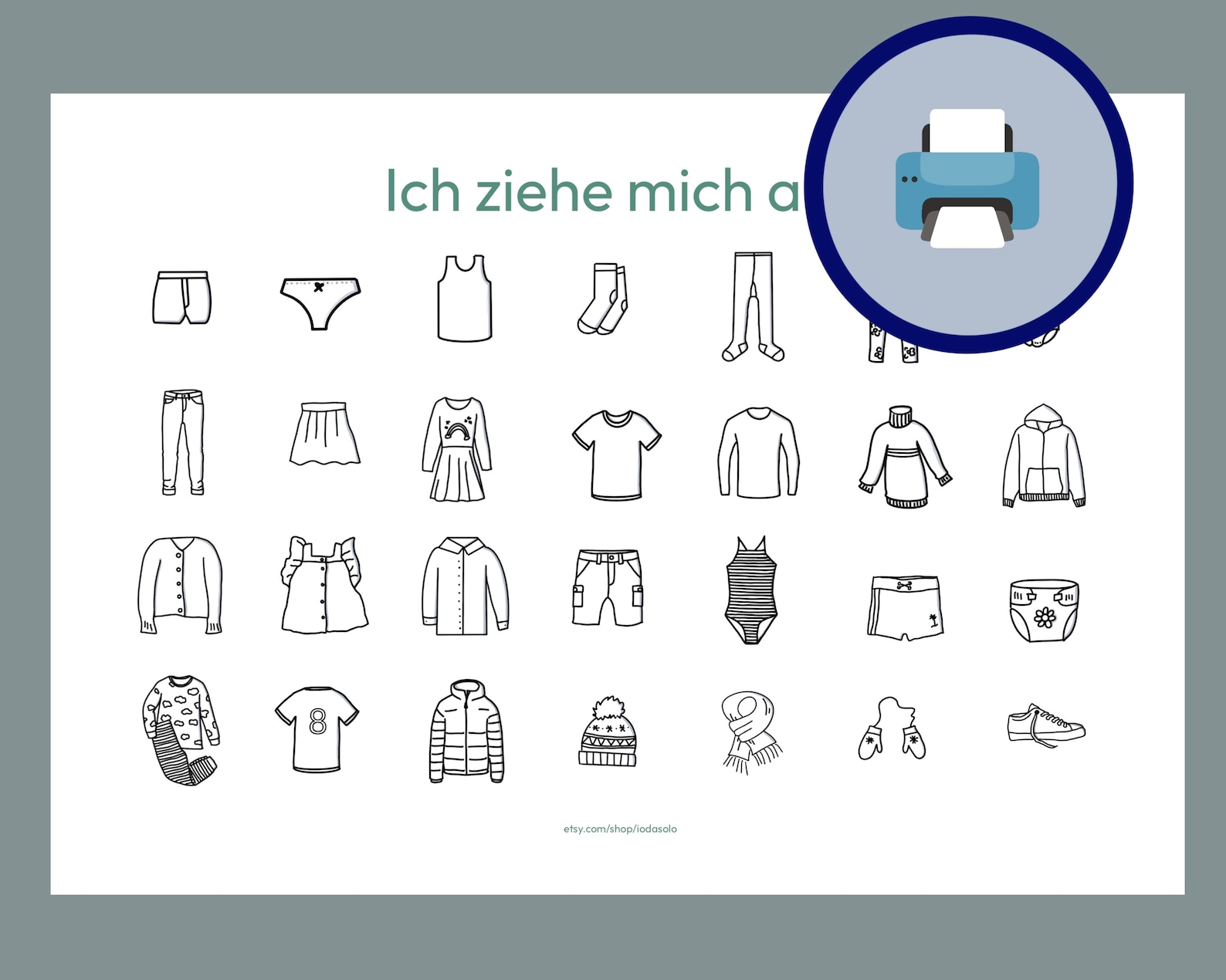 Tagesroutine Kinder anziehen Bildkarten Kleidung anziehen Routine ...