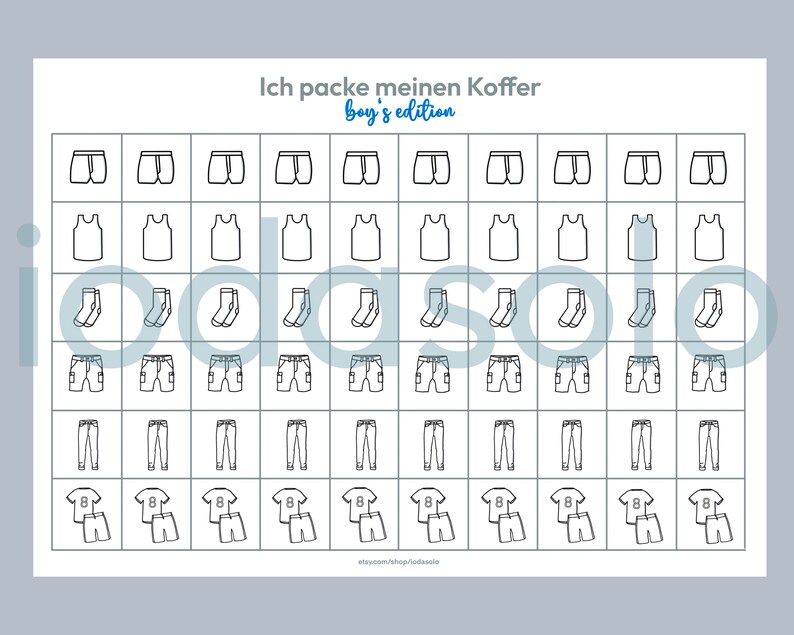 Packing List Children Montessori Packing List Vacation Pictures ...