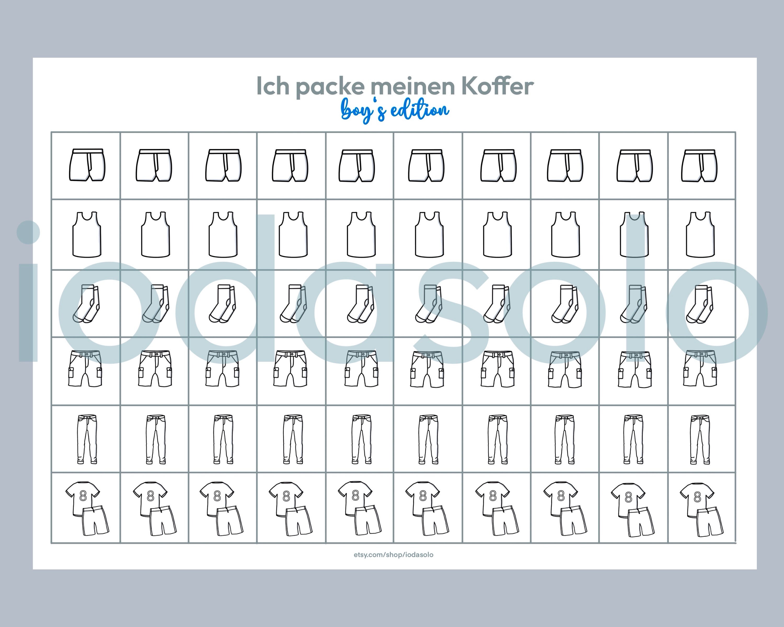 Packing List Children Montessori Packing List Vacation Pictures ...