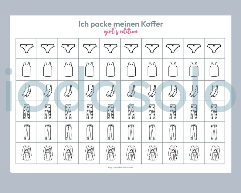 Packing List Children Montessori Packing List Vacation Pictures ...