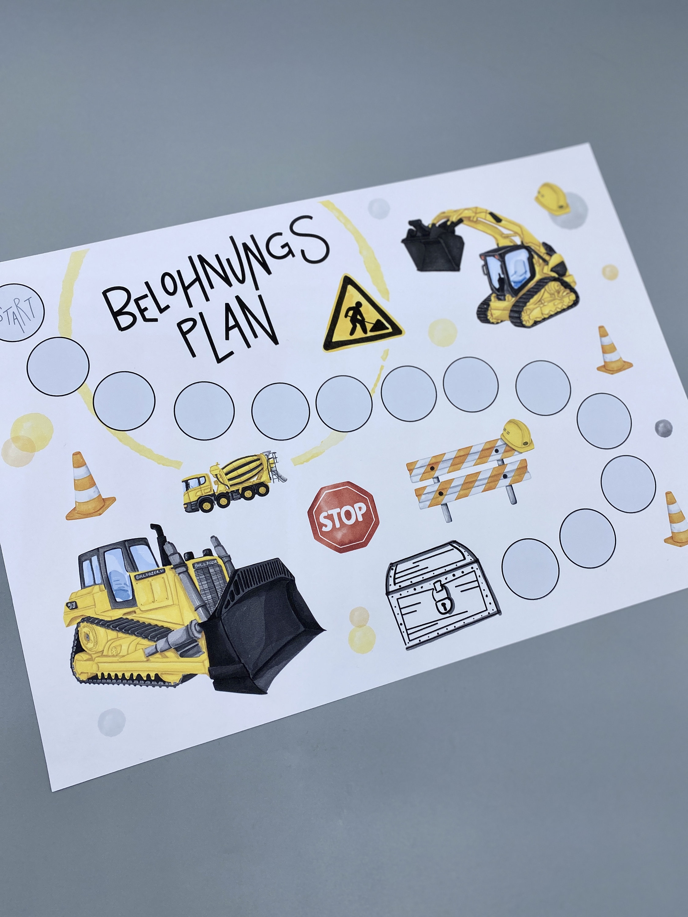 Reward Plan Construction Site Reward Board Boys Reinforcement Plan ...