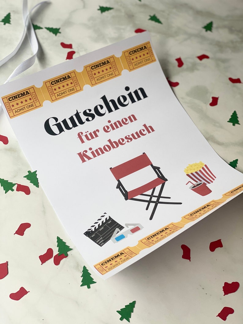 Kinogutschein Download Kino Gutschein Kinder Kino Coupon Gutscheinheft ...
