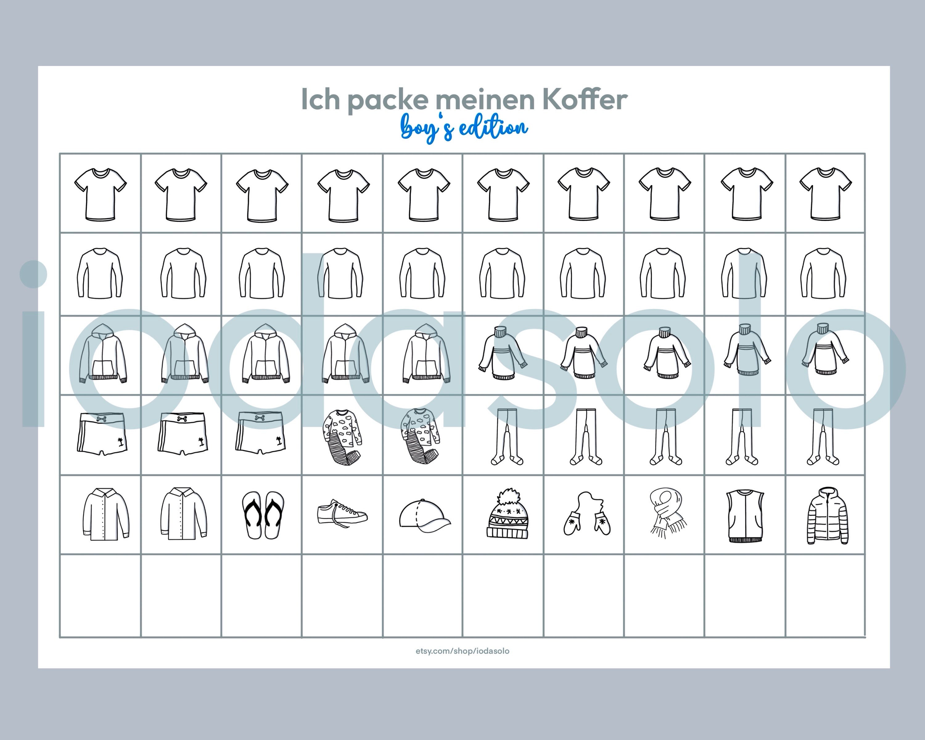 Packing List Children Montessori Packing List Vacation Pictures ...