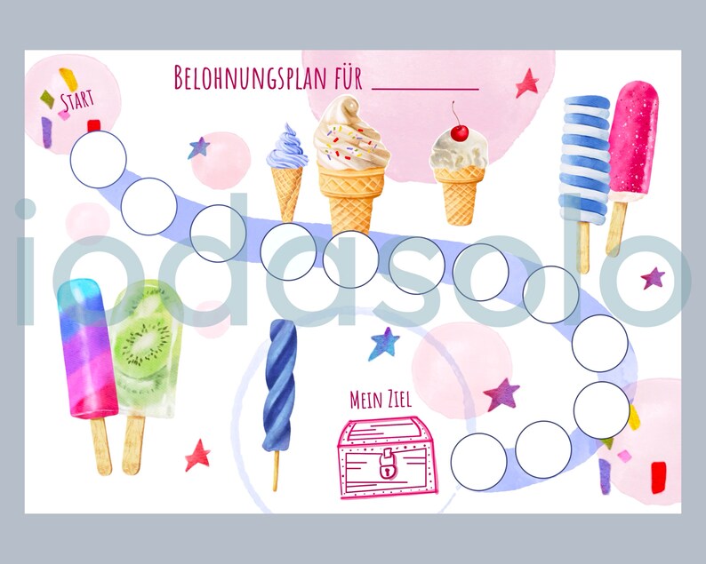 Reward System Children's Reward Plan Kindergarten Reward Board for ...