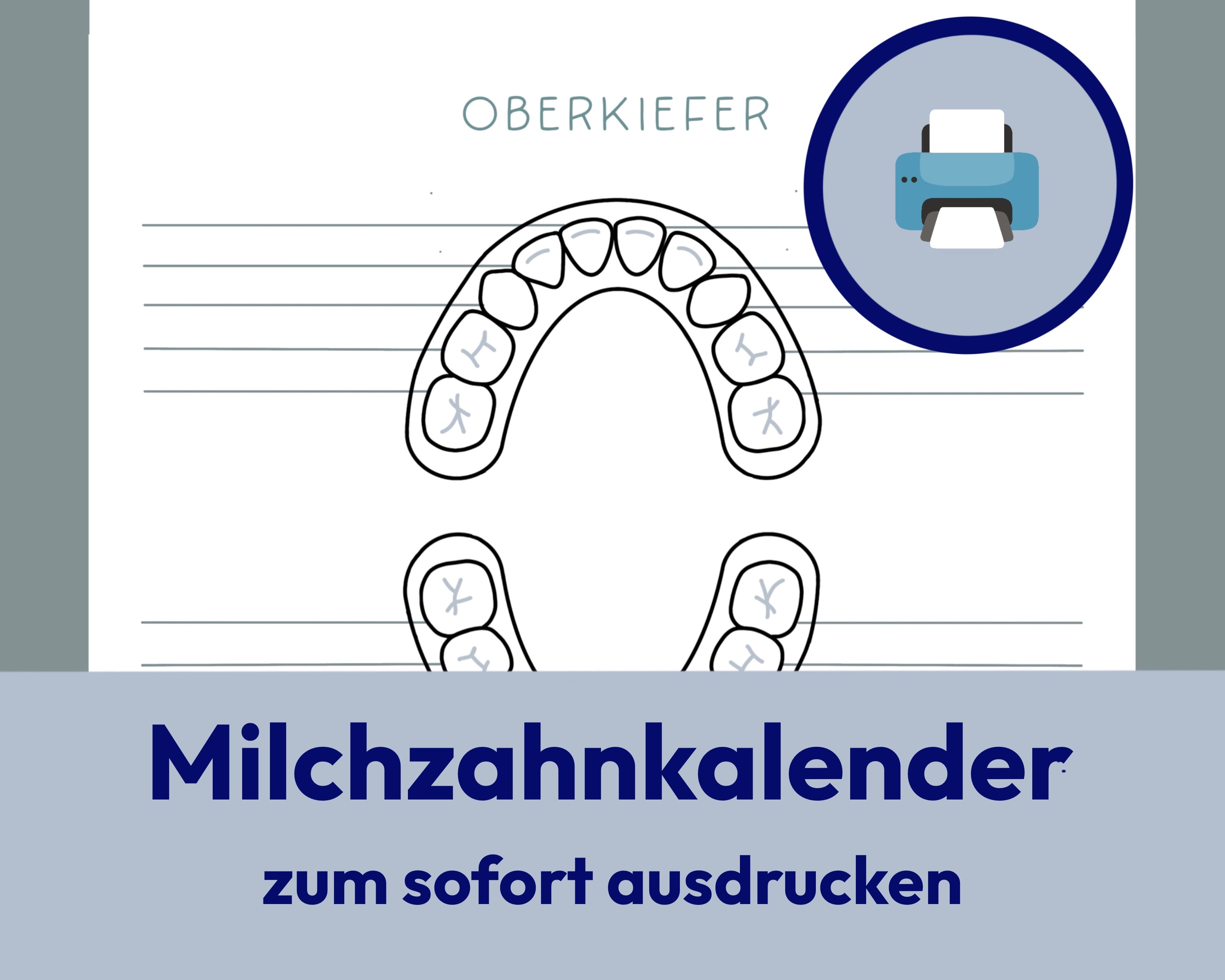 Milk Tooth Calendar Download Tooth Calendar Baby Milk Teeth Reminder ...