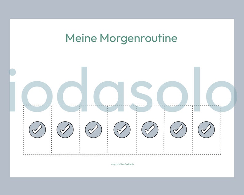 Routine Plan Bundle Belohnungstafel Kind Routine Morgens Tagesplan ...