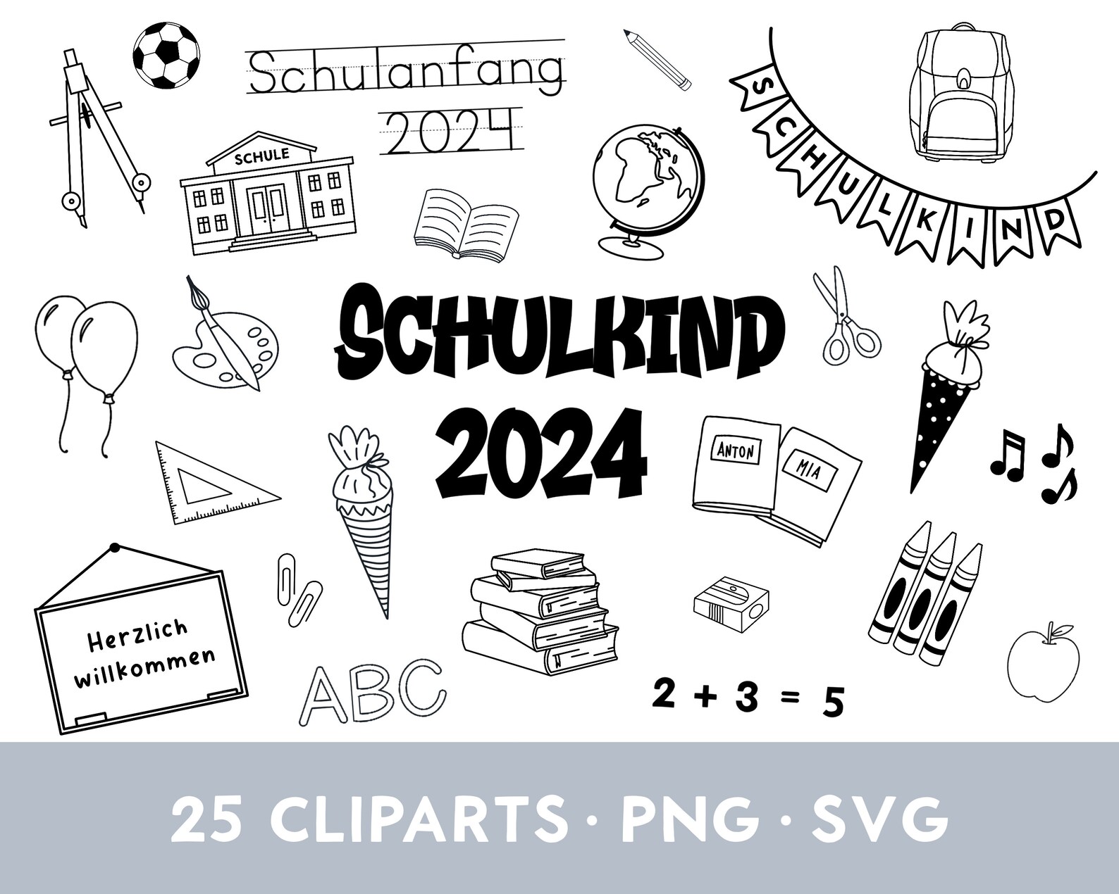 School Enrollment PNG School Symbols SVG School Clipart School ...