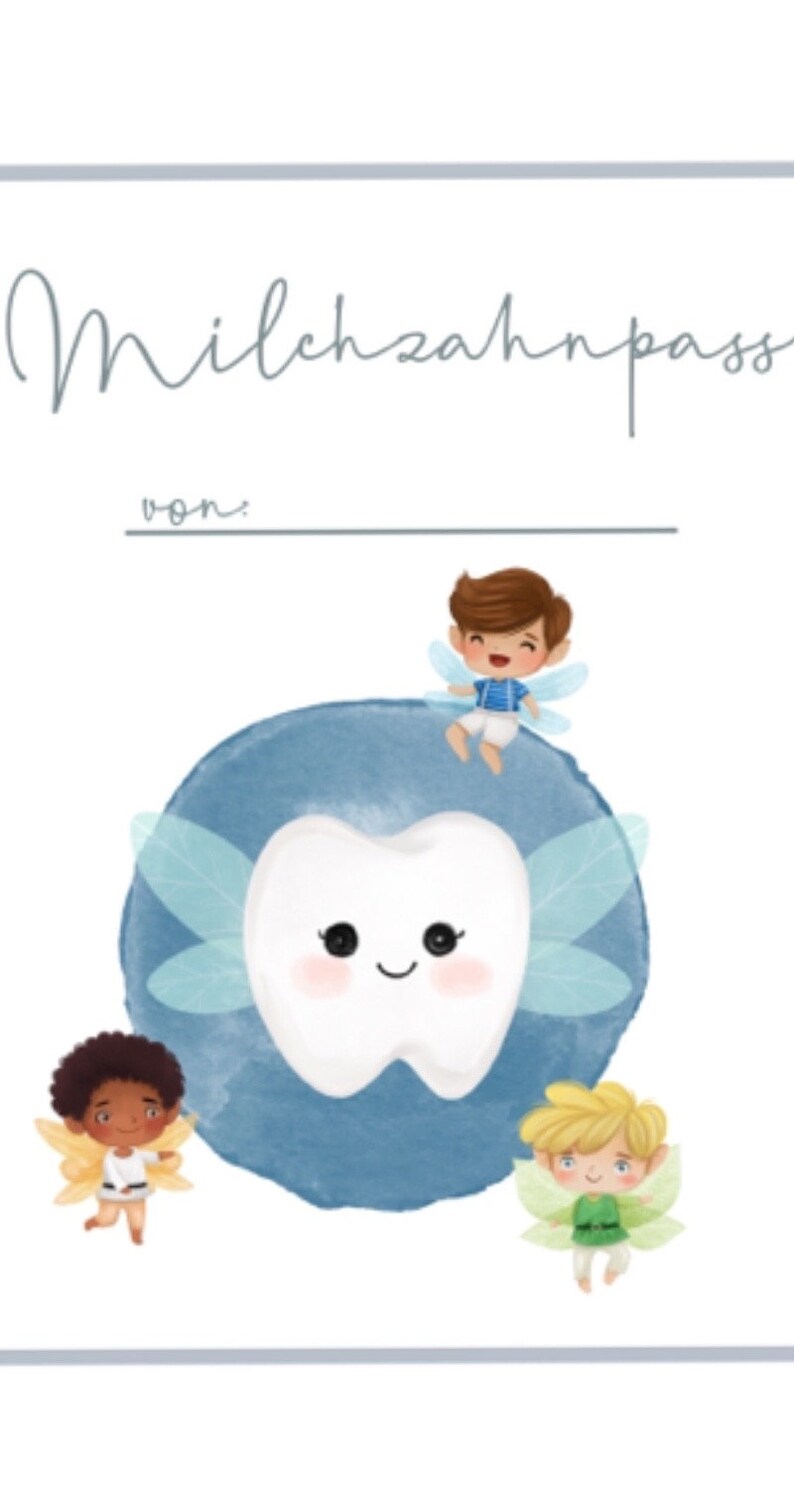 Wobbly Tooth Pass Children's Tooth Calendar Boys Milk Tooth Pass ...