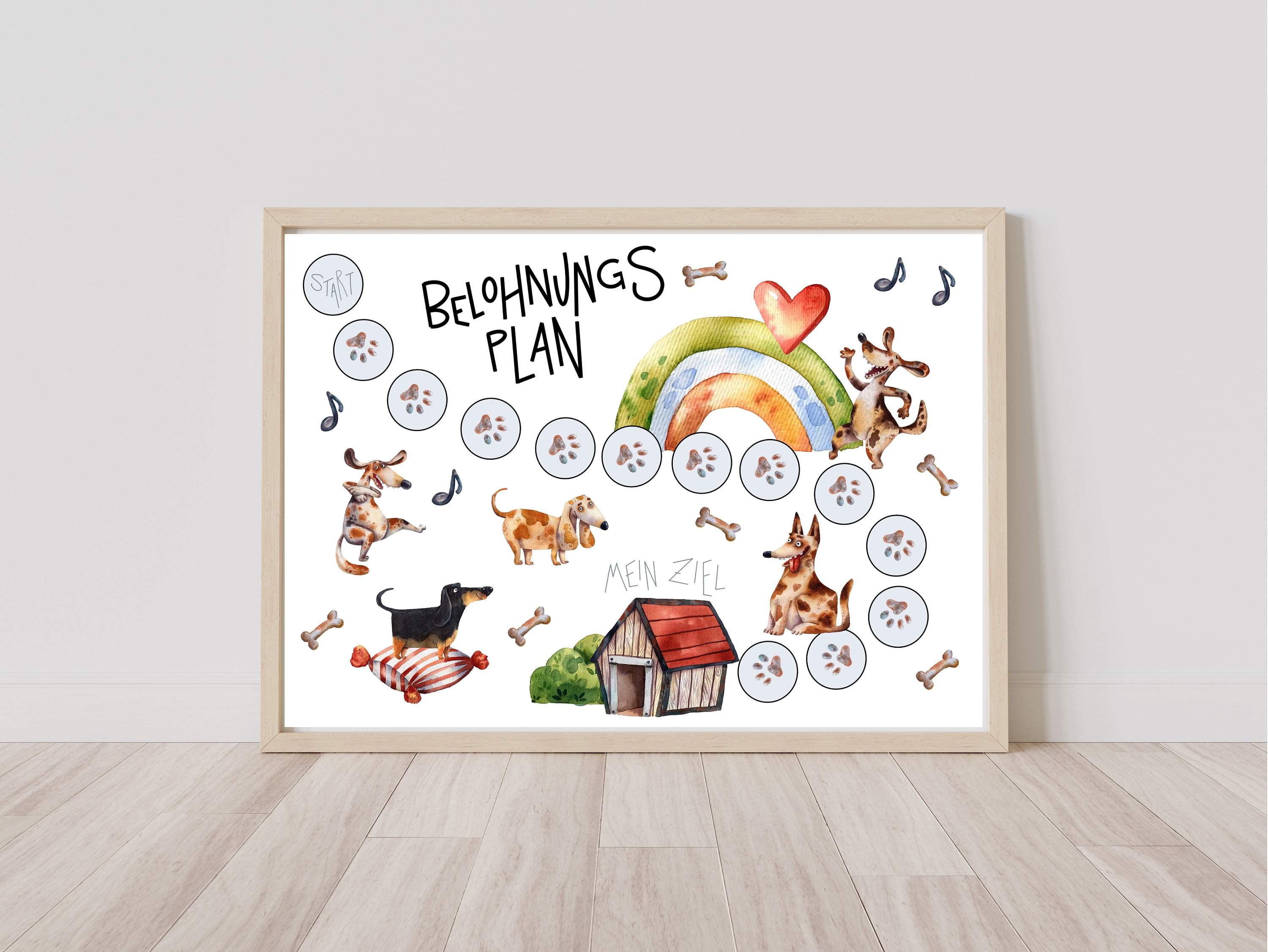 Reward Board Children's Reward Plan Toddlers Reward Stamp Card ...