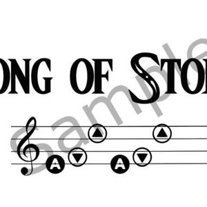 Loz Song of Storms SVG and More. Printable, Use With Cricut ...