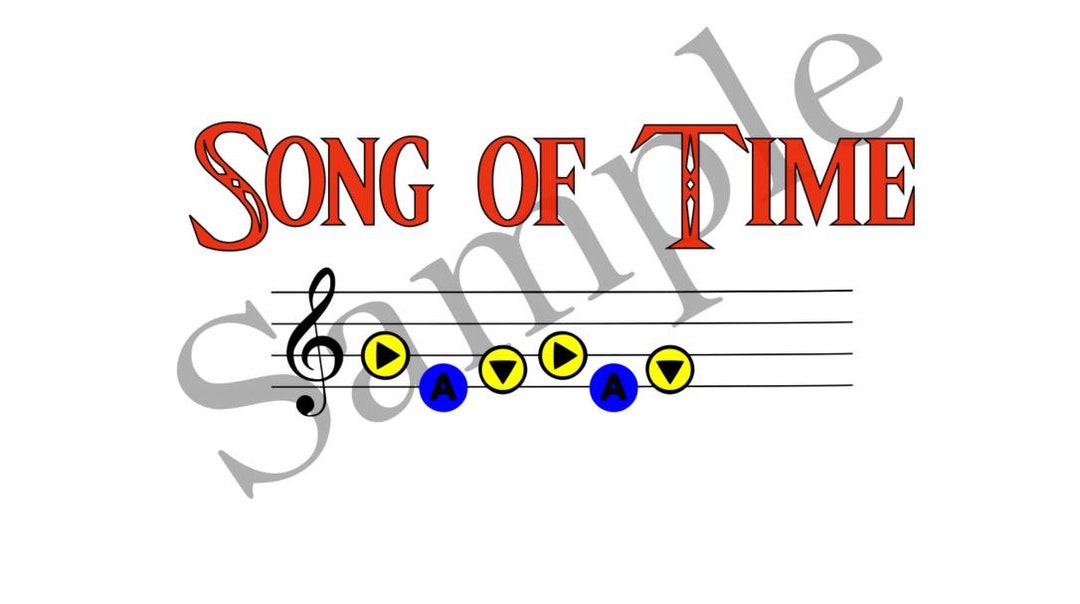 Loz Song of Time SVG and More. Printable, Use With Cricut, Sillhouette ...