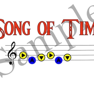 Loz Song of Time SVG and More. Printable, Use With Cricut, Sillhouette ...