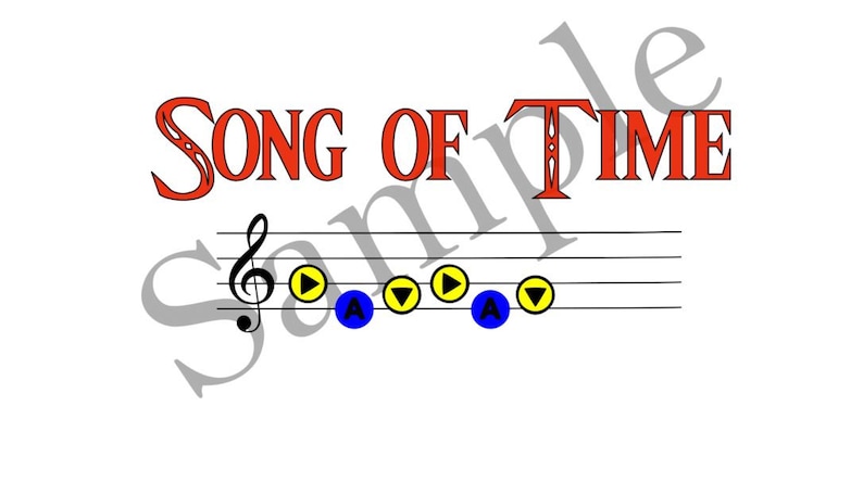 Loz Song of Time SVG and More. Printable, Use With Cricut, Sillhouette ...