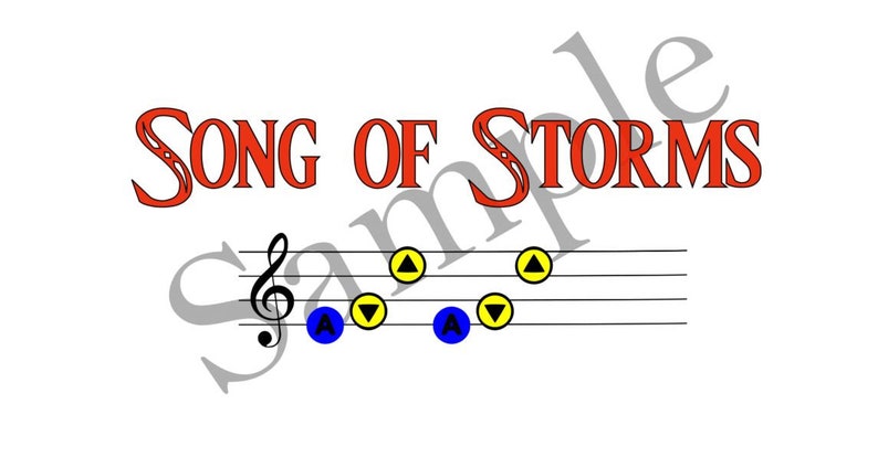 Loz Song of Storms SVG and More. Printable, Use With Cricut ...